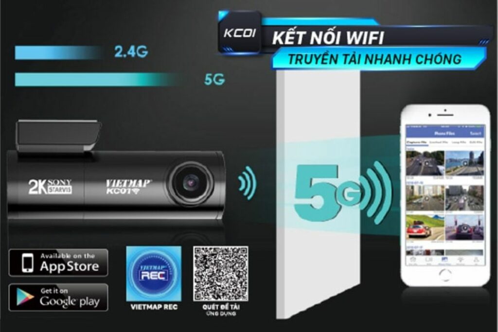 Camera hành trình Vietmap KC01 Giá Tốt Chính Hãng T9/2023