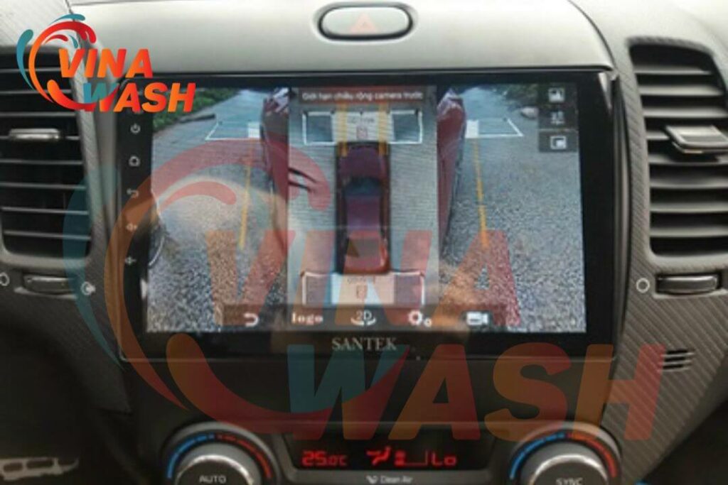 Giá lắp đặt Màn hình Santek X900 tích hợp Cam 360 TPHCM